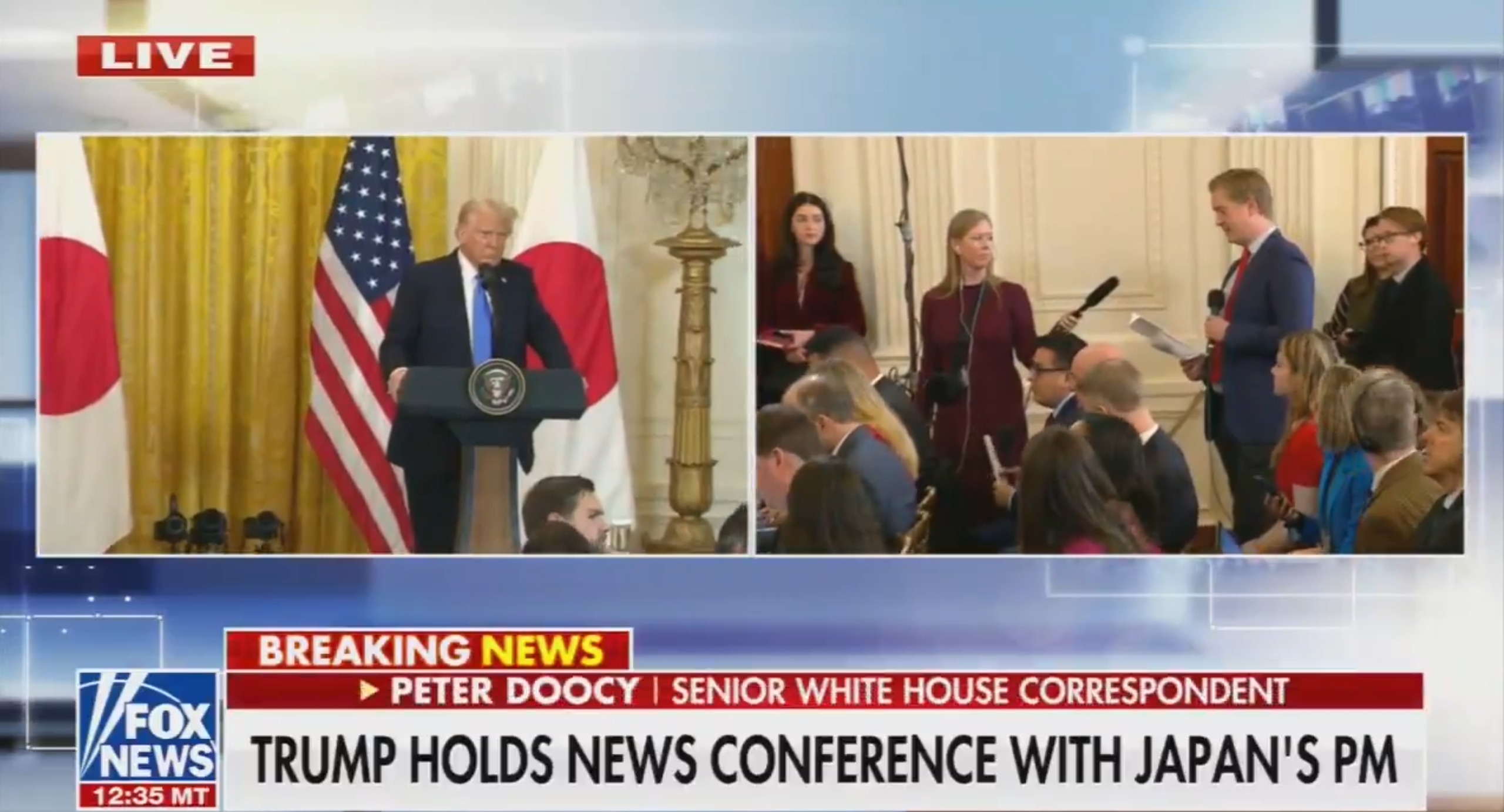 Peter Doocy Asks Trump About Elon Musk's Love For Him