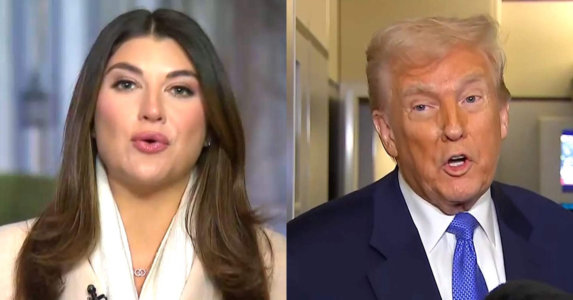 Trump Recession Talk On Fox, AF1 Stuns CNN Alayna Treene