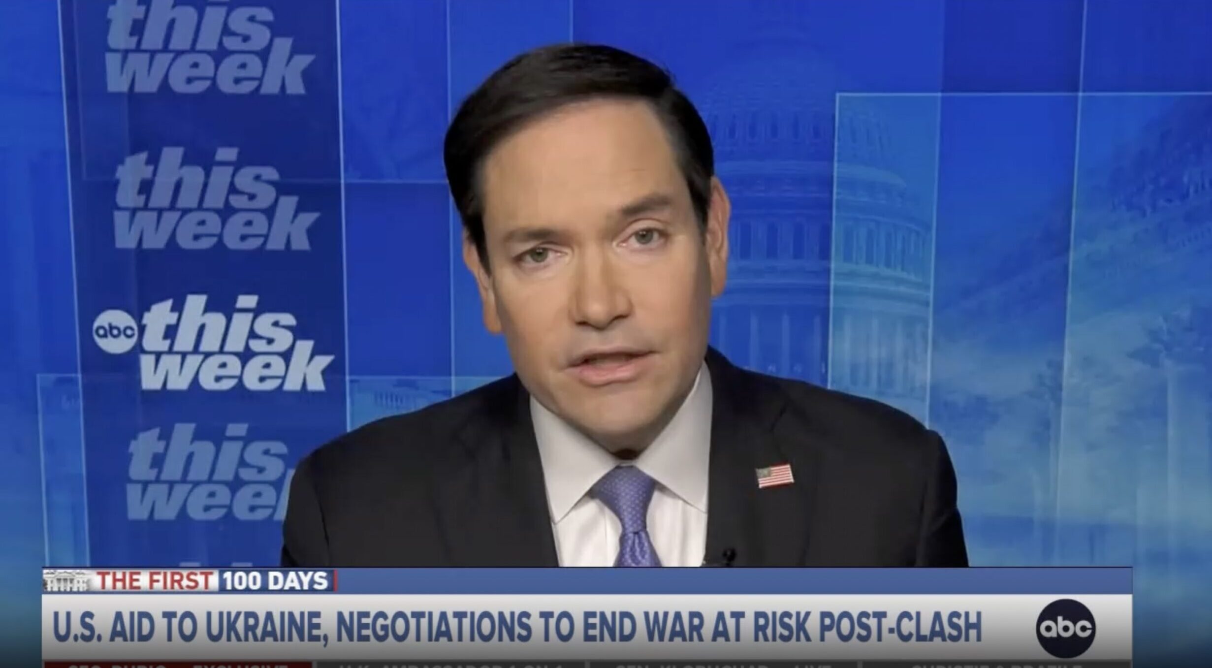 George Stephanopoulos Interviews Marco Rubio on Ukraine