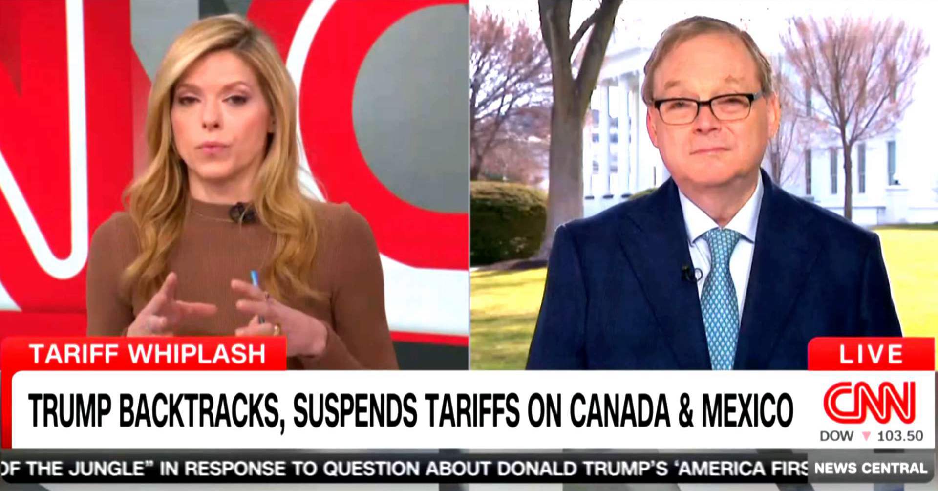 CNN Kate Bolduan Grills Kevin Hassett Over Trump Threats