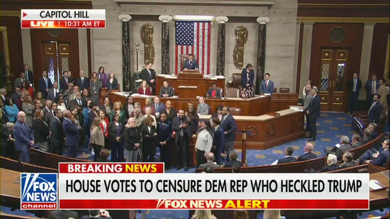 Al Green Censured by House for Heckling Trump During Speech