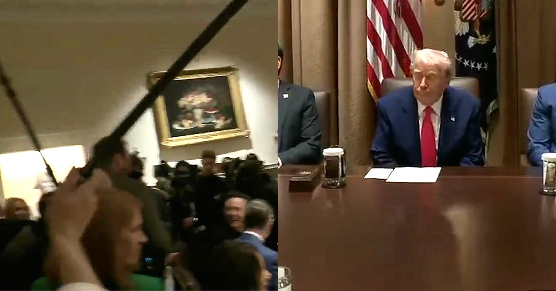Reporter Confronts Trump On 'Manipulated' Stock Market Claim