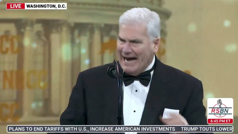 Tom Emmer Appears To Refer to 'President C*nt' in Speech