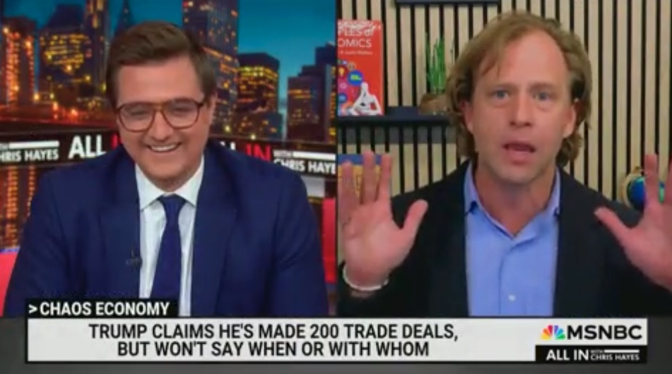 Economist Justin Wolfers Blown Away by Trump Trade Strategy