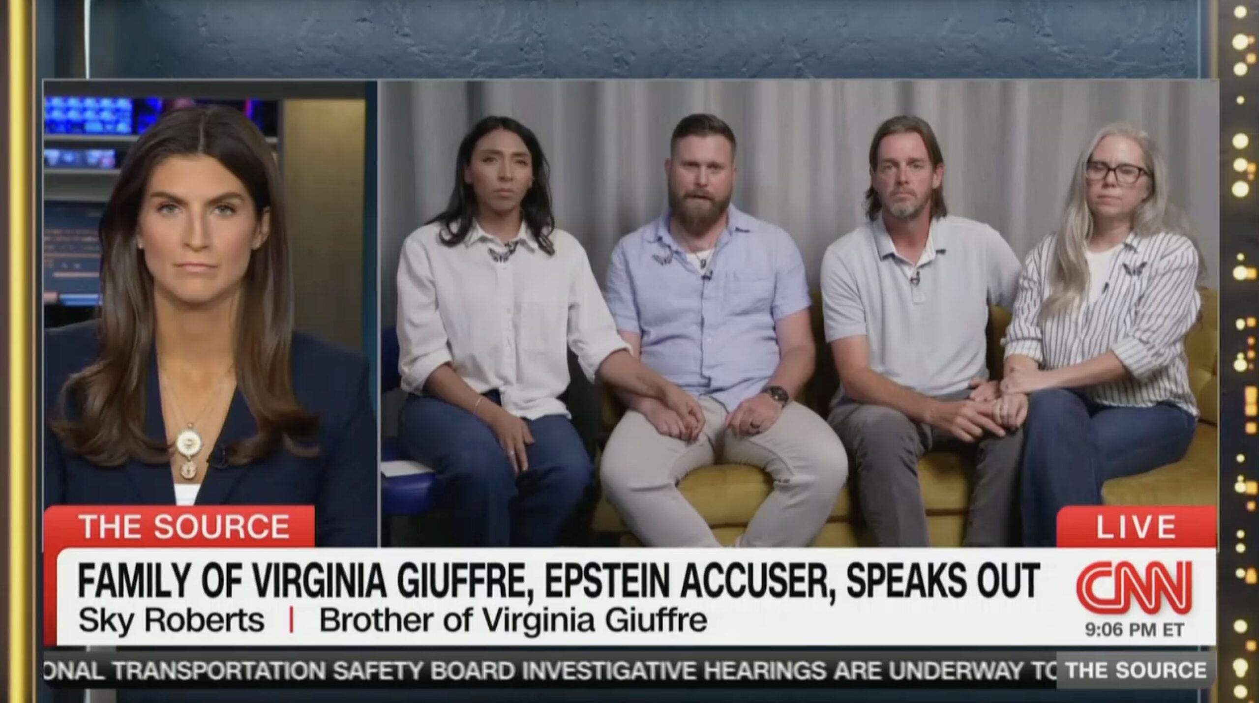 Epstein Victim Virginia Giuffre's Brother Rips Trump on CNN