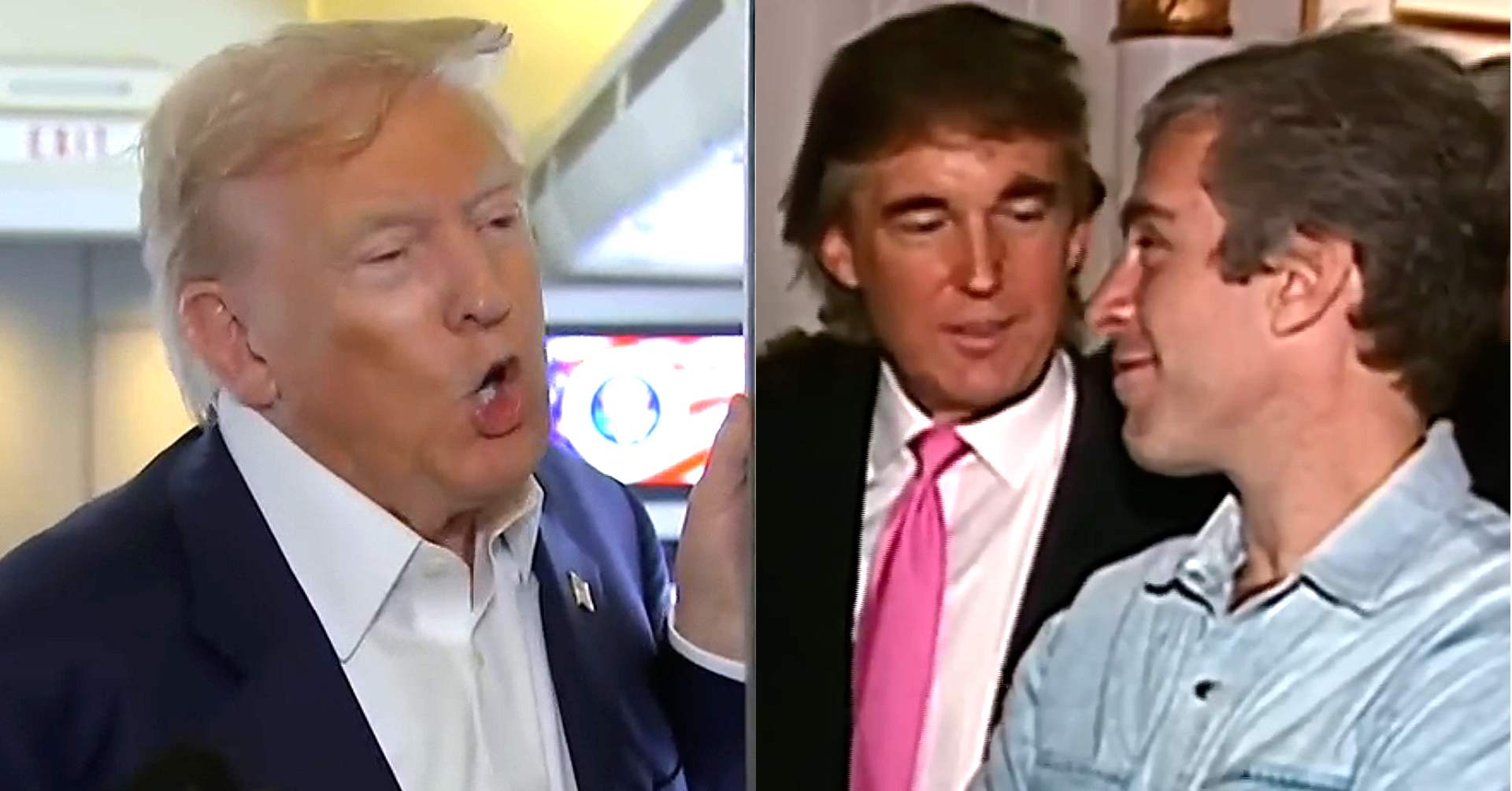 Trump's Weird Blurted-Out Epstein Bomb Makes You Go 'WTF?'