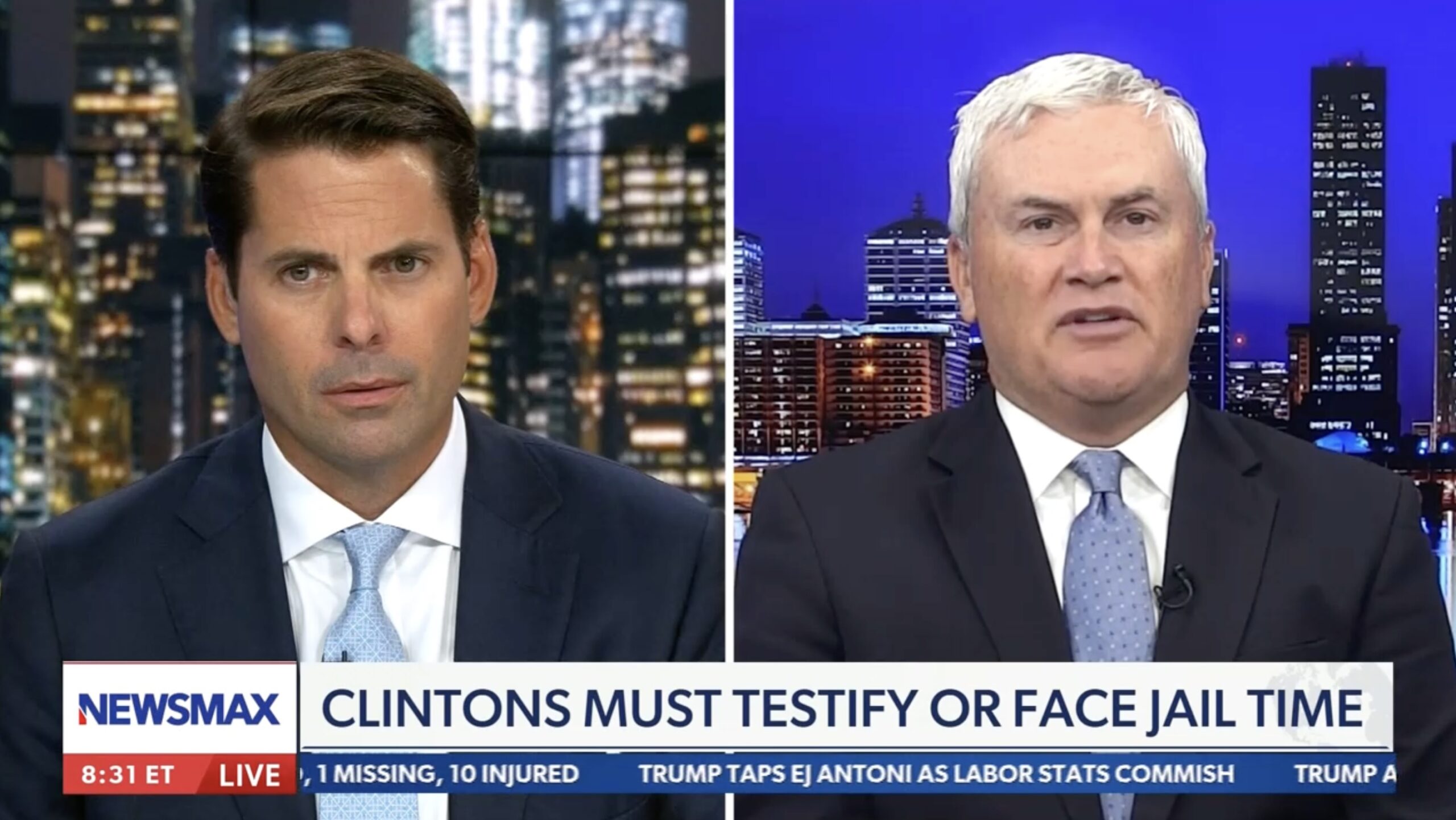 James Comer: Bill Clinton 'A Prime Suspect' in Epstein Investigation