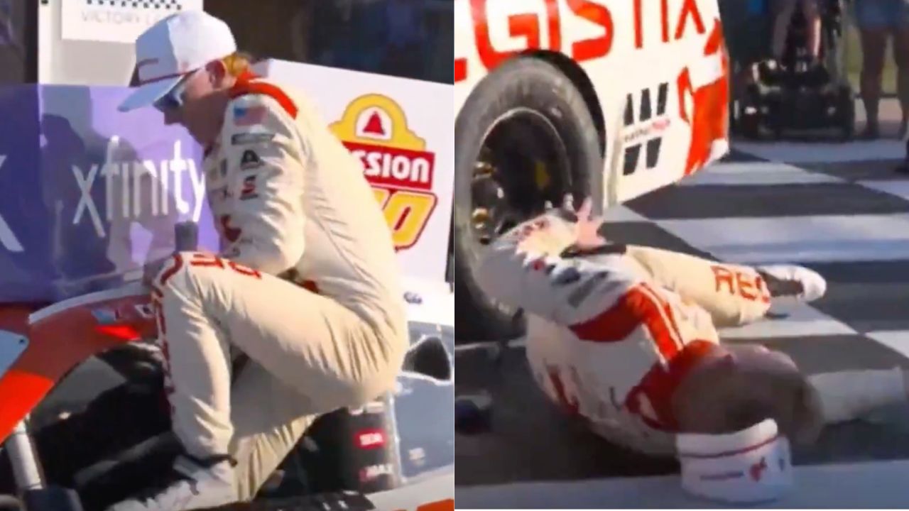 NASCAR Driver Hurt in Painful Fall as He Celebrated Victory