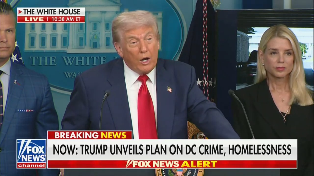 Trump Says He's Federalizing Washington, DC In Power Grab