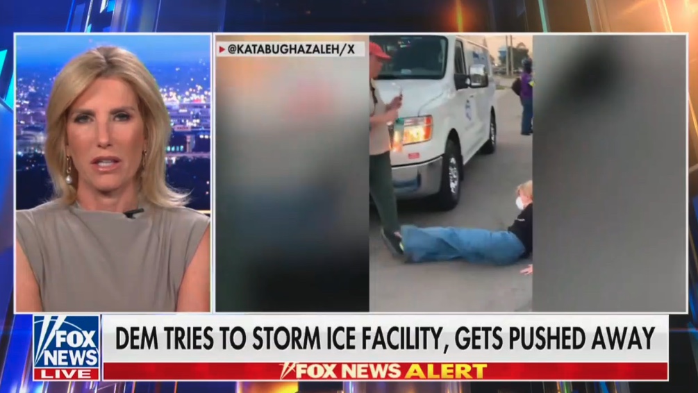 Laura Ingraham Commends ICE Agent Who Threw Kat Abughazaleh