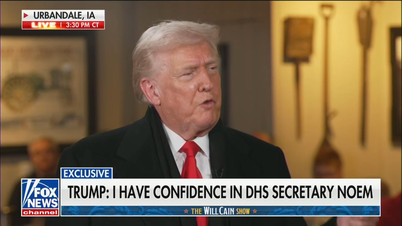 Trump Defends Embattled Kristi Noem in Fox News Interview: ‘Who Closed ...