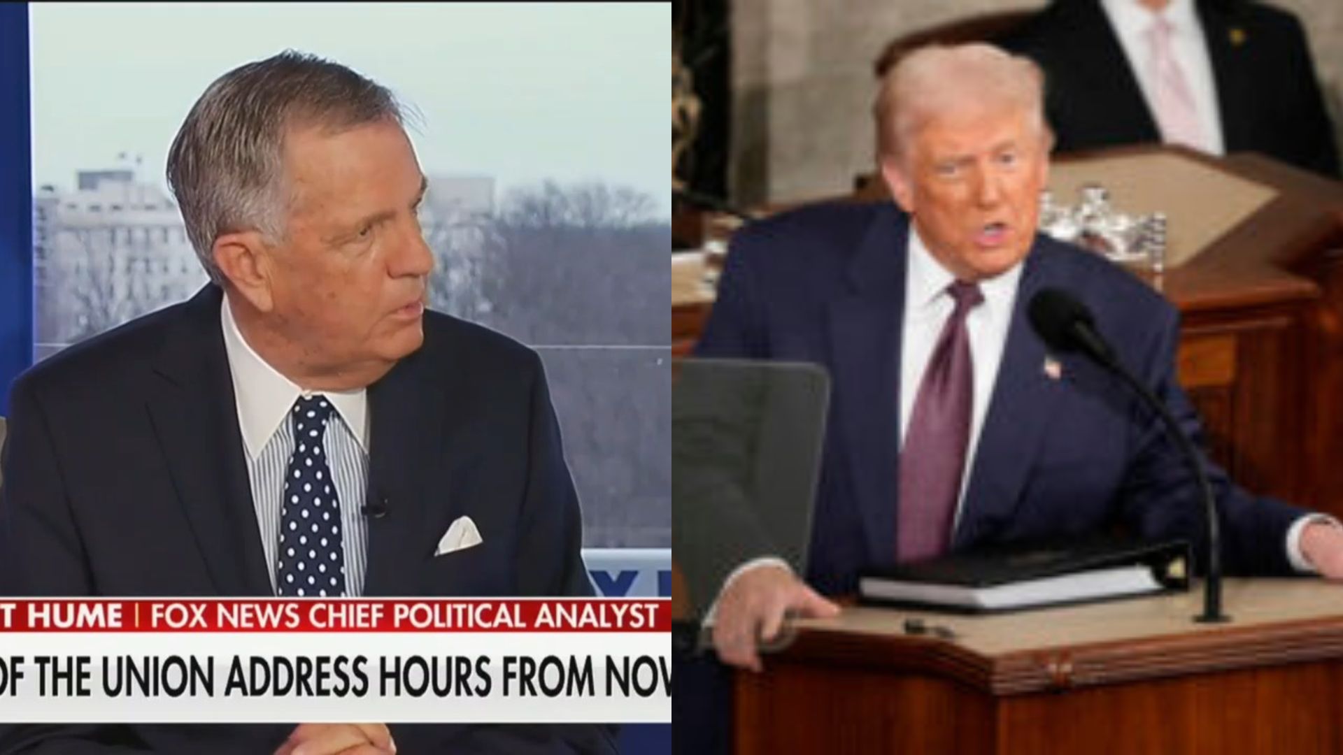 Brit Hume: Trump Facing Uphill Battle at State of the Union