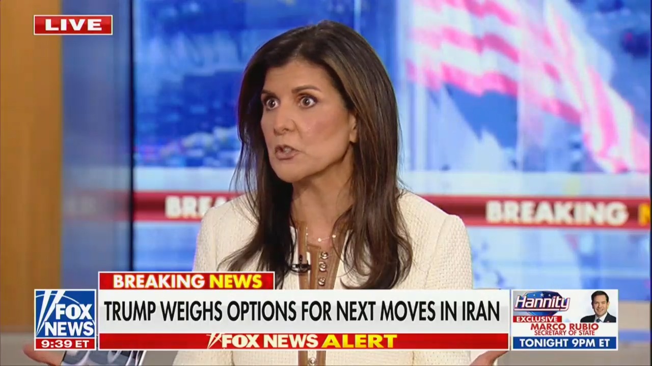 Nikki Haley: Russia Could Be Iran War's ‘Biggest Winner'