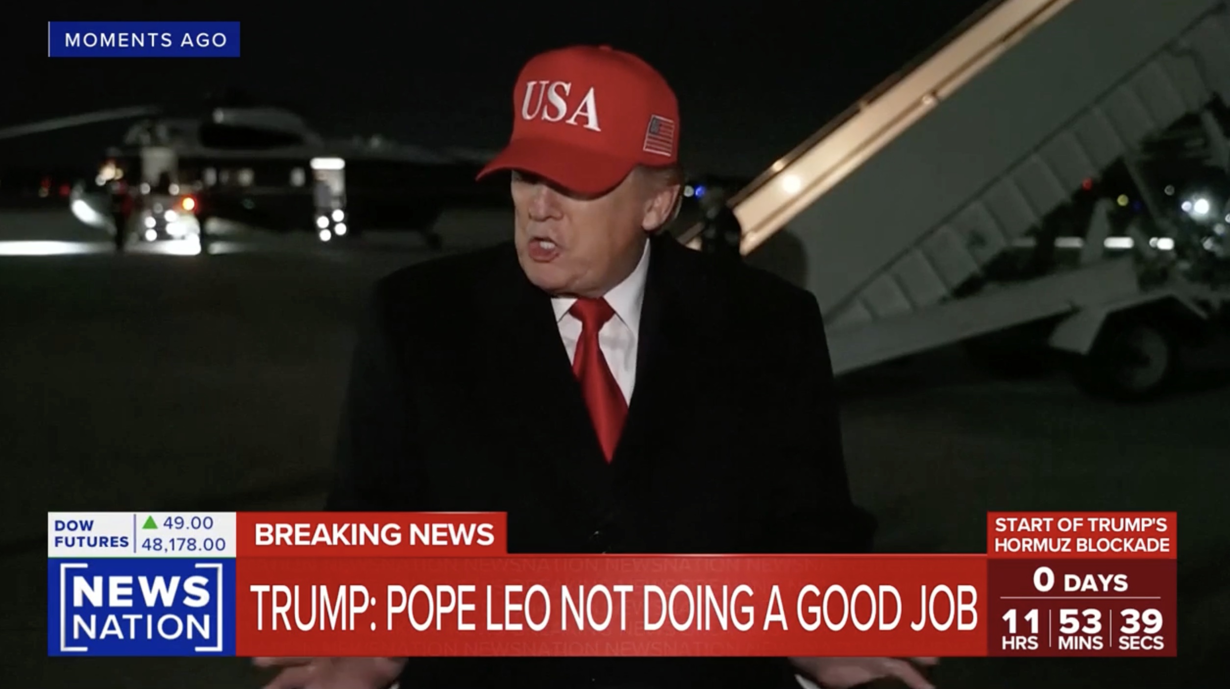 Trump Goes On a Jaw-Dropping Tirade Against Pope Leo