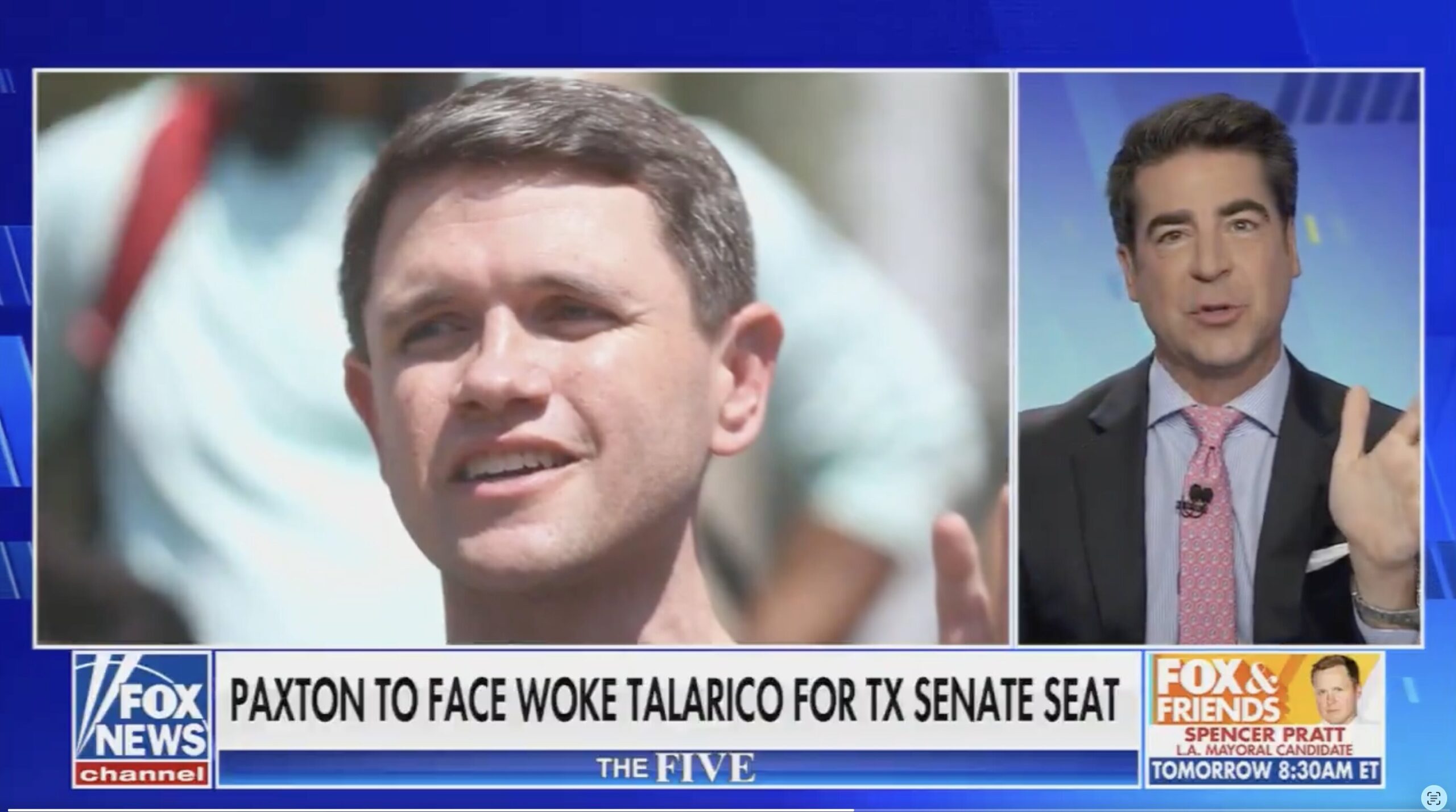 Jesse Watters Asks If James Talarico’s Girlfriend is Real