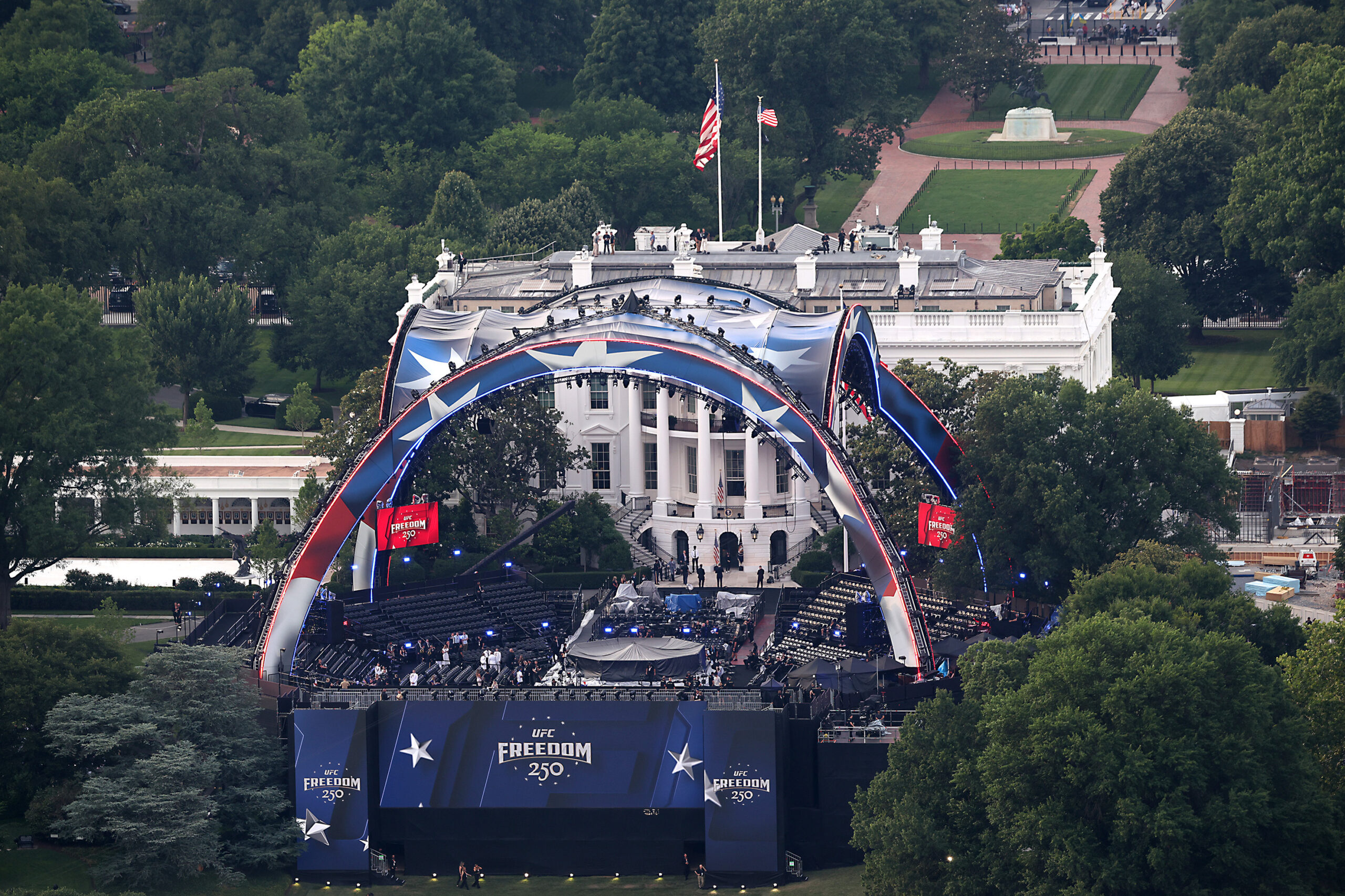 Trump's UFC 'Freedom 250' Event Pushed Back Due to Weather