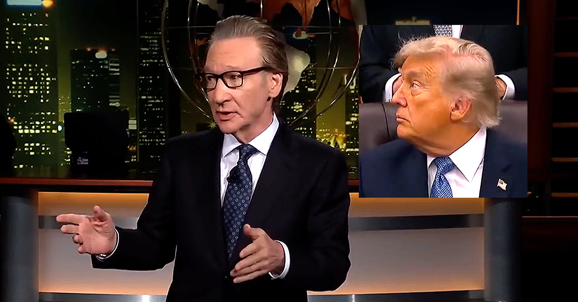 Bill Maher Hammers Trump Low Ratings, Reflecting Pool Snafu