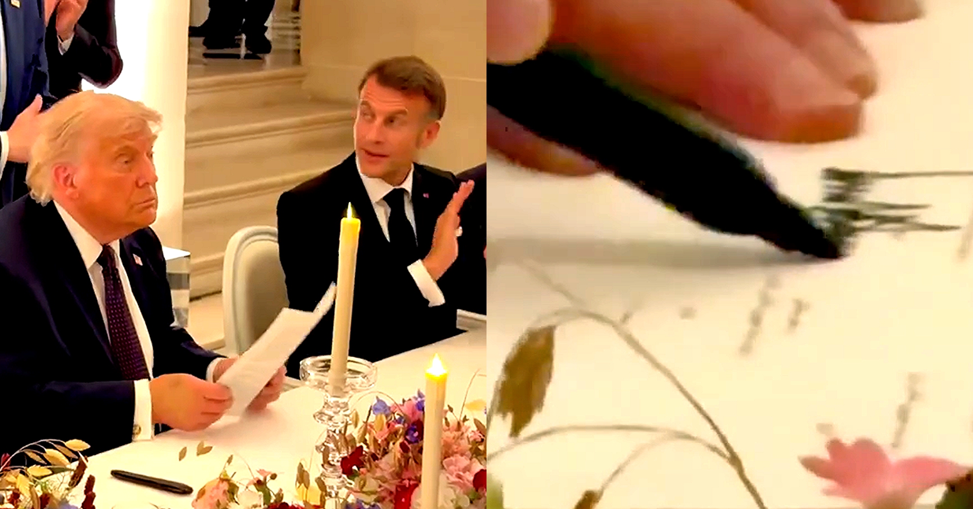 'Bravo!' Trump Signs Iran Deal in Versailles to Applause