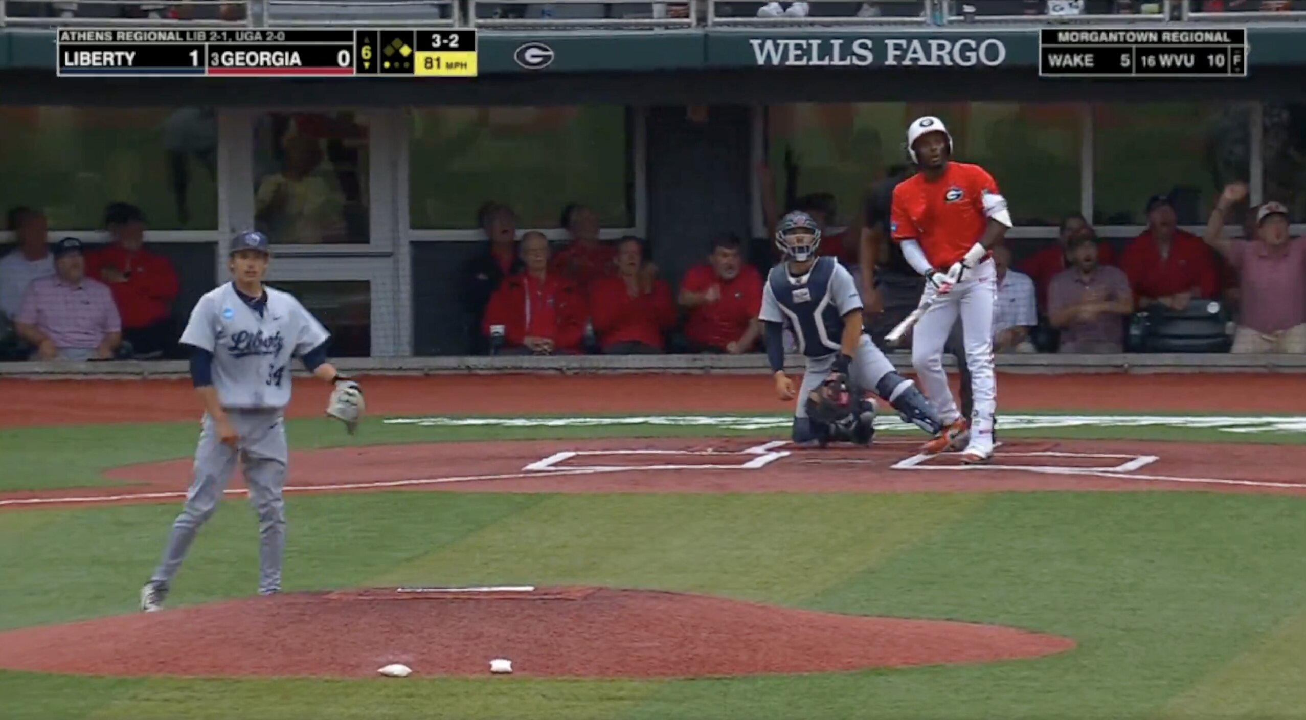 Georgia Baseball Player Ejected for Home Run Celebration