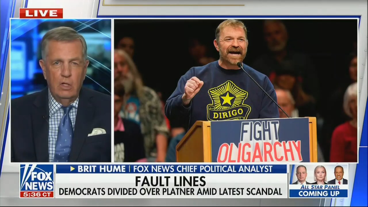 Fox News' Brit Hume Compares Graham Platner to Donald Trump