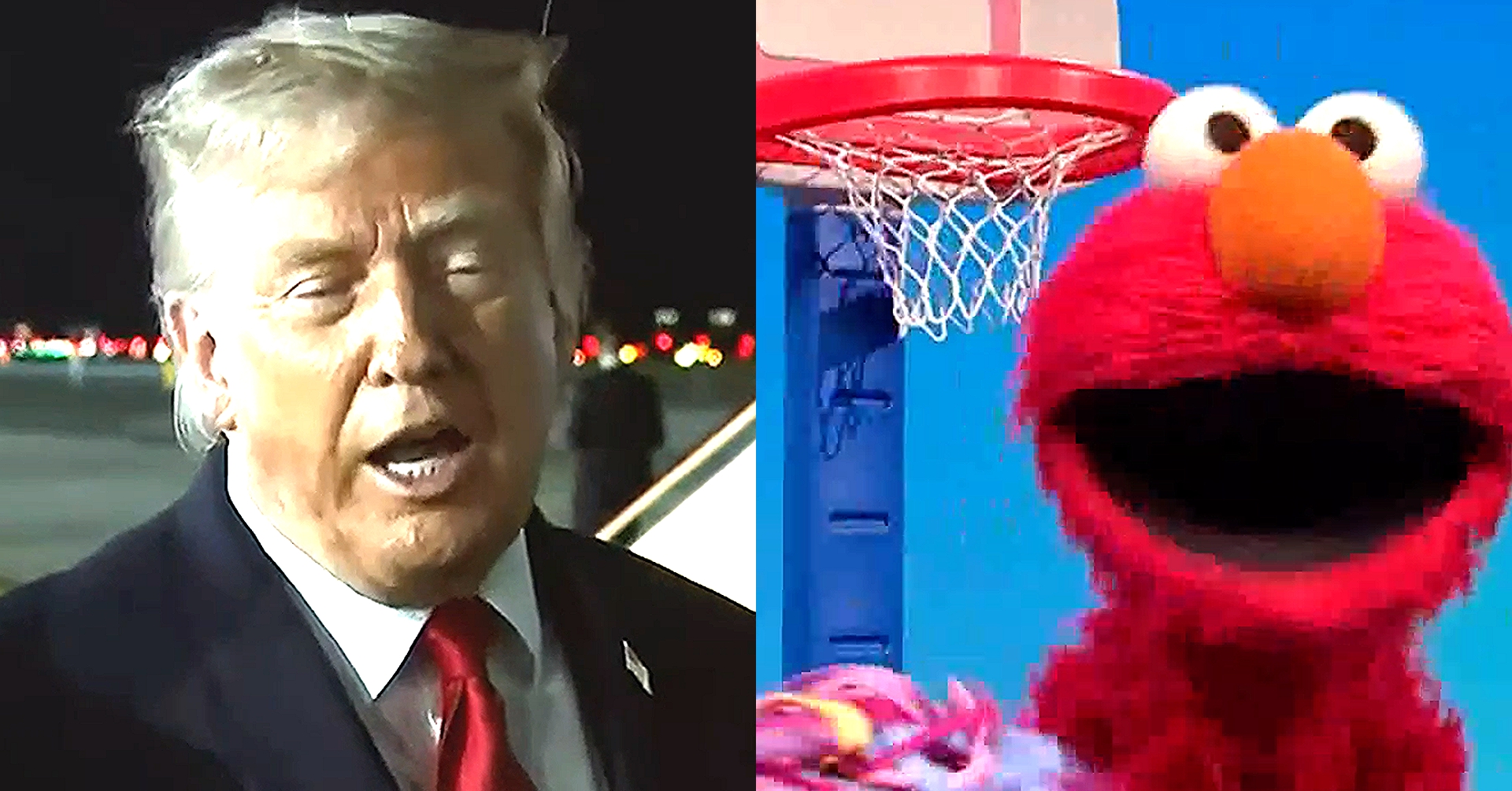 Trump Goes Full Elmo on 'Fantastic' Knicks Playoff Game Loss