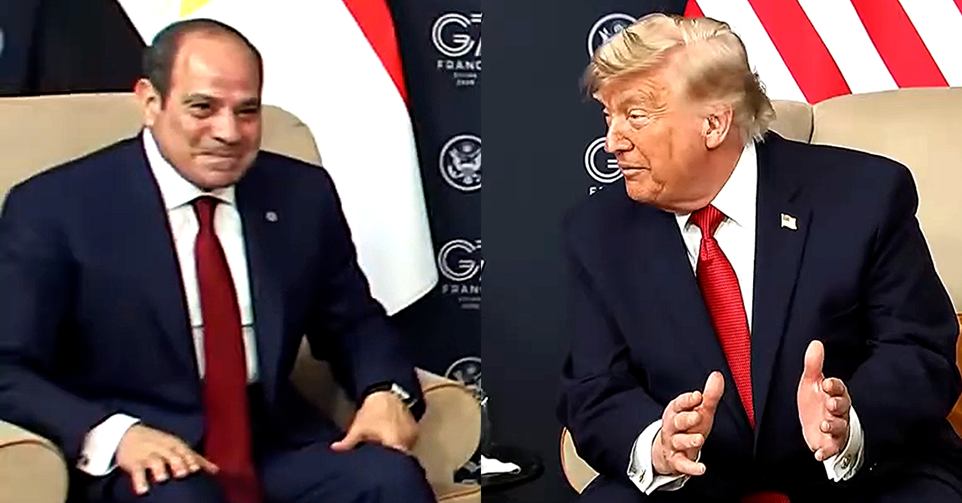 Trump's Wild G7 Riff: He Fell 'Deeply in Love' With Al-Sisi