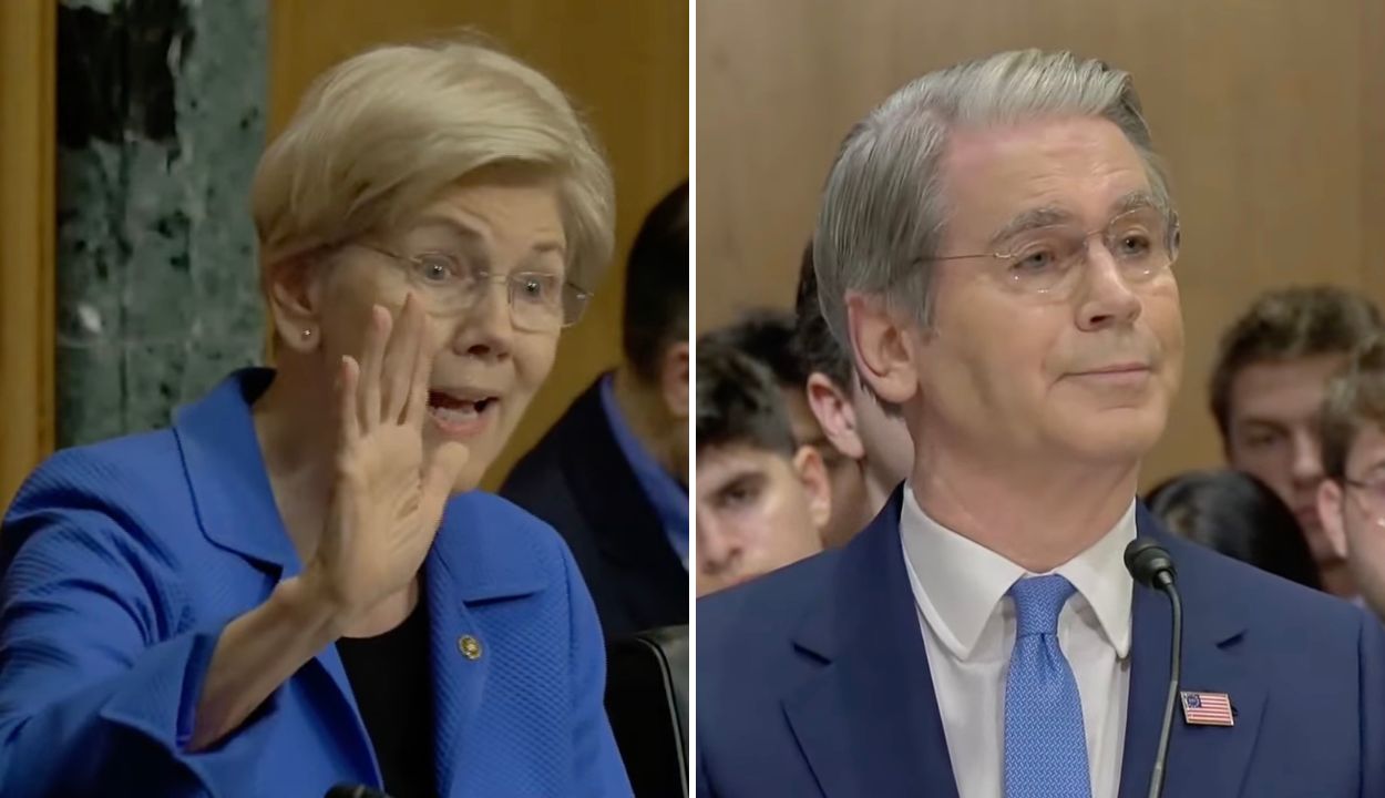 Elizabeth Warren Grills Scott Bessent on Trump Stock Trades
