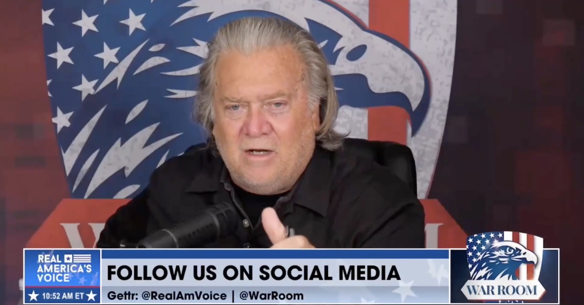 Steve Bannon Excoriates Senate Republicans In Biting Rant
