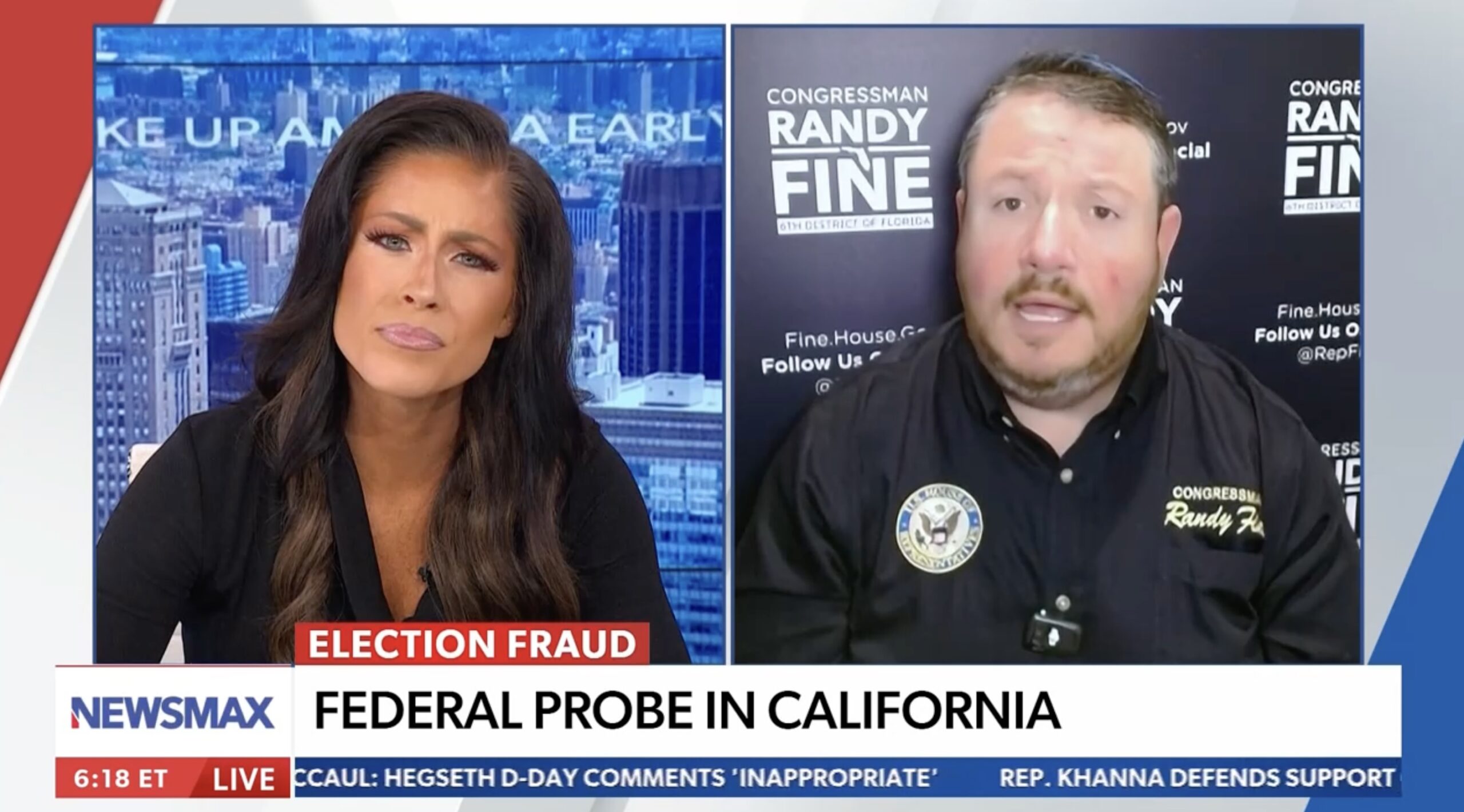 Randy Fine Accuses CA Dems of Finding Ballots in Garbage