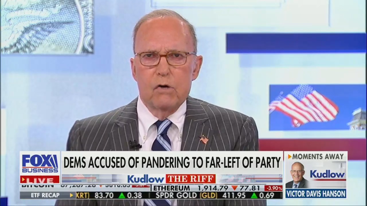 'They Don't Mind Nazi Tattoos': Larry Kudlow Rips Liberals