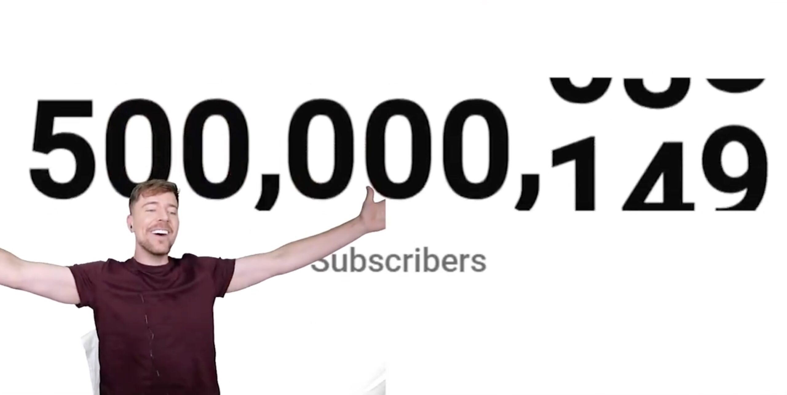 MrBeast Makes YouTube History By Surpassing 500M Subscribers