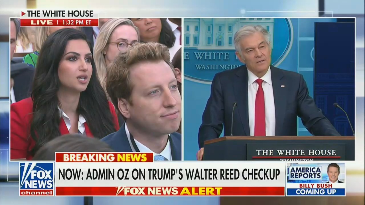 Dr Oz Pressed on Why Trump Keeps Getting Health Checkups