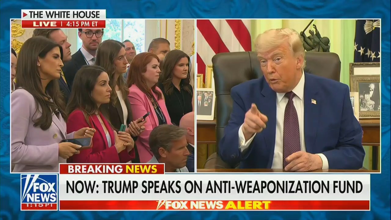 Trump Suddenly Starts Berating CNN's Kaitlan Collins